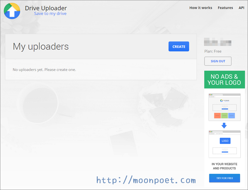 Drive Uploader 讓 Google Drive 變身免註冊免費上傳空間 - 免費軟體下載